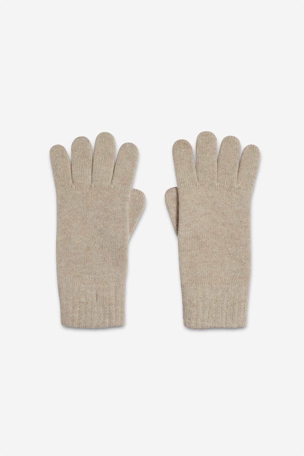 Lilith - Soft Beige Virgin Wool and Cashmere Gloves – Cecchi e Cecchi